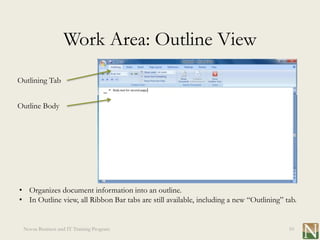 Word Lesson 1: Word Basics | PPTX
