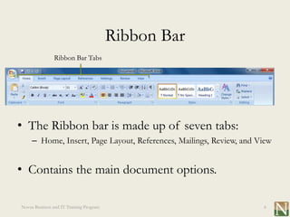Word Lesson 1: Word Basics | PPTX