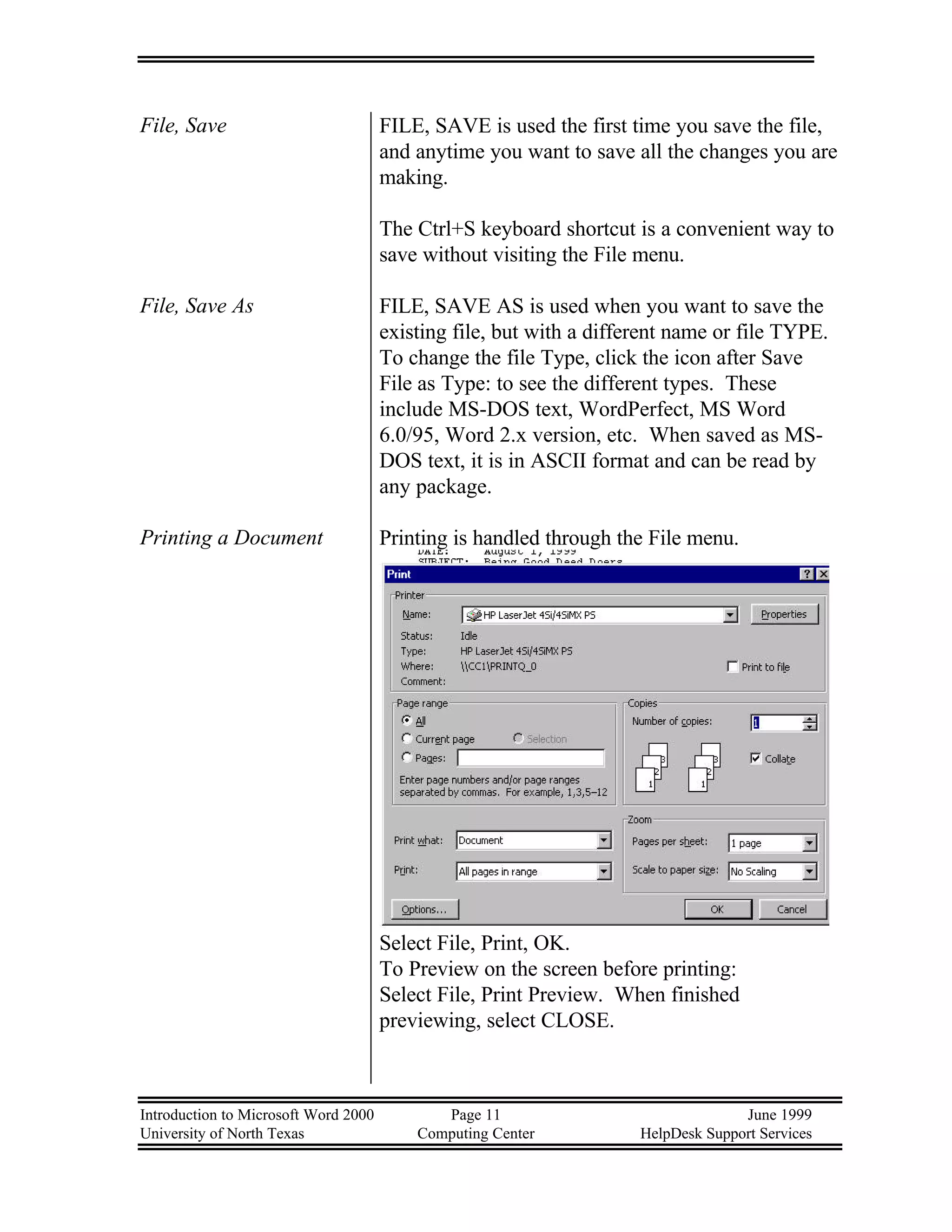 MS Word 2000 | PDF