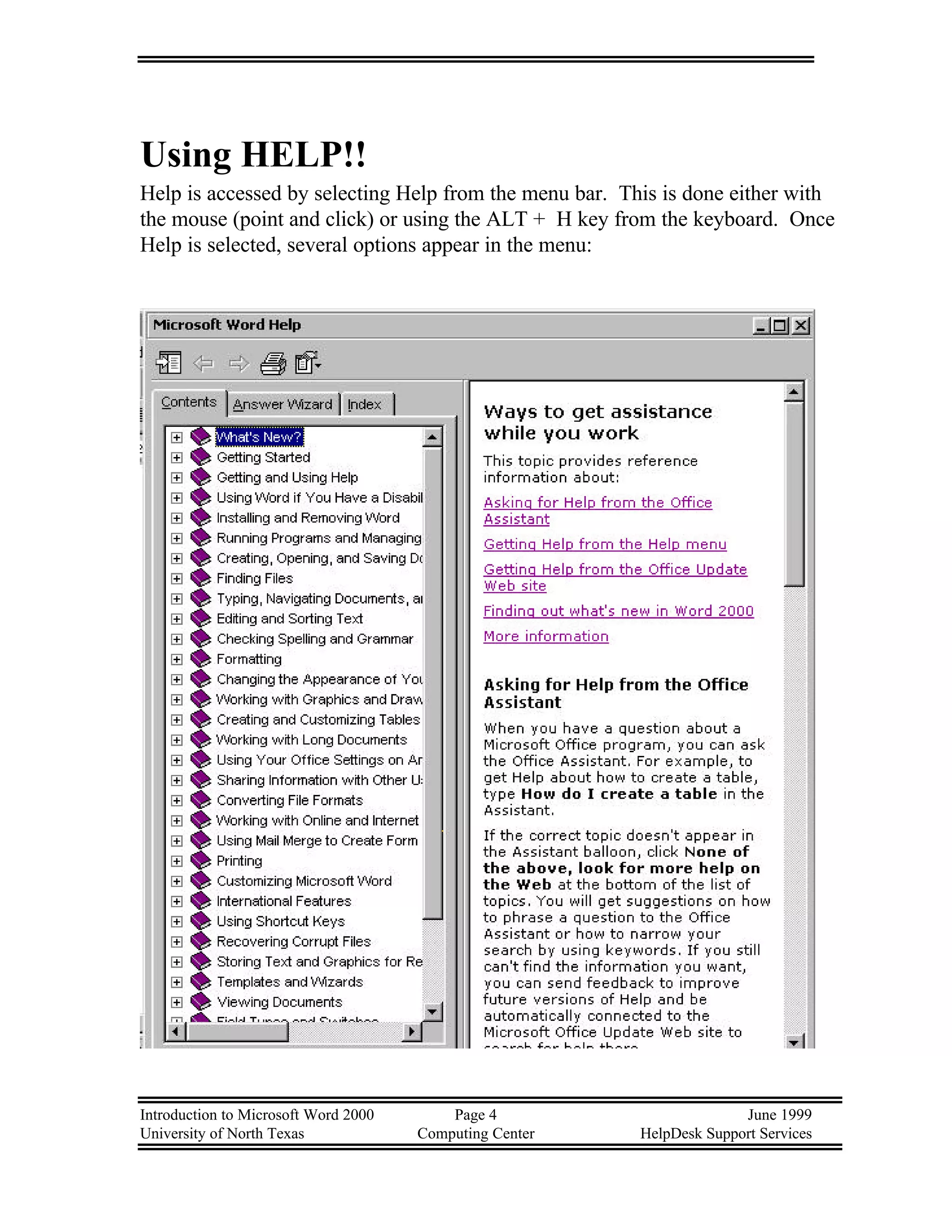 MS Word 2000 | PDF