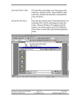 MS Word 2000 | PDF