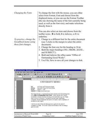 MS Word 2000 | PDF