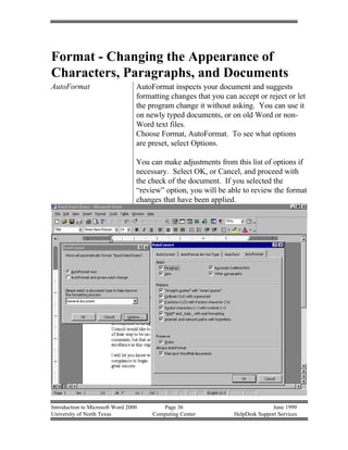 MS Word 2000 | PDF