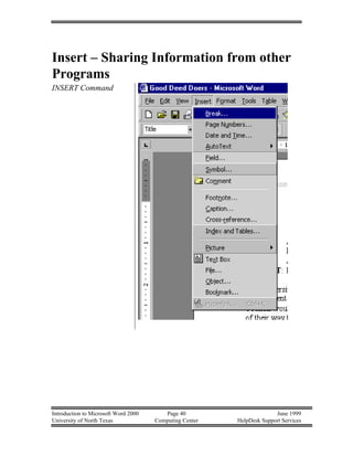 MS Word 2000 | PDF