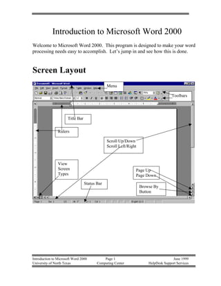 MS Word 2000 | PDF