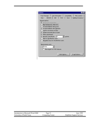 MS Word 2000 | PDF