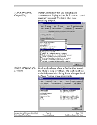 MS Word 2000 | PDF