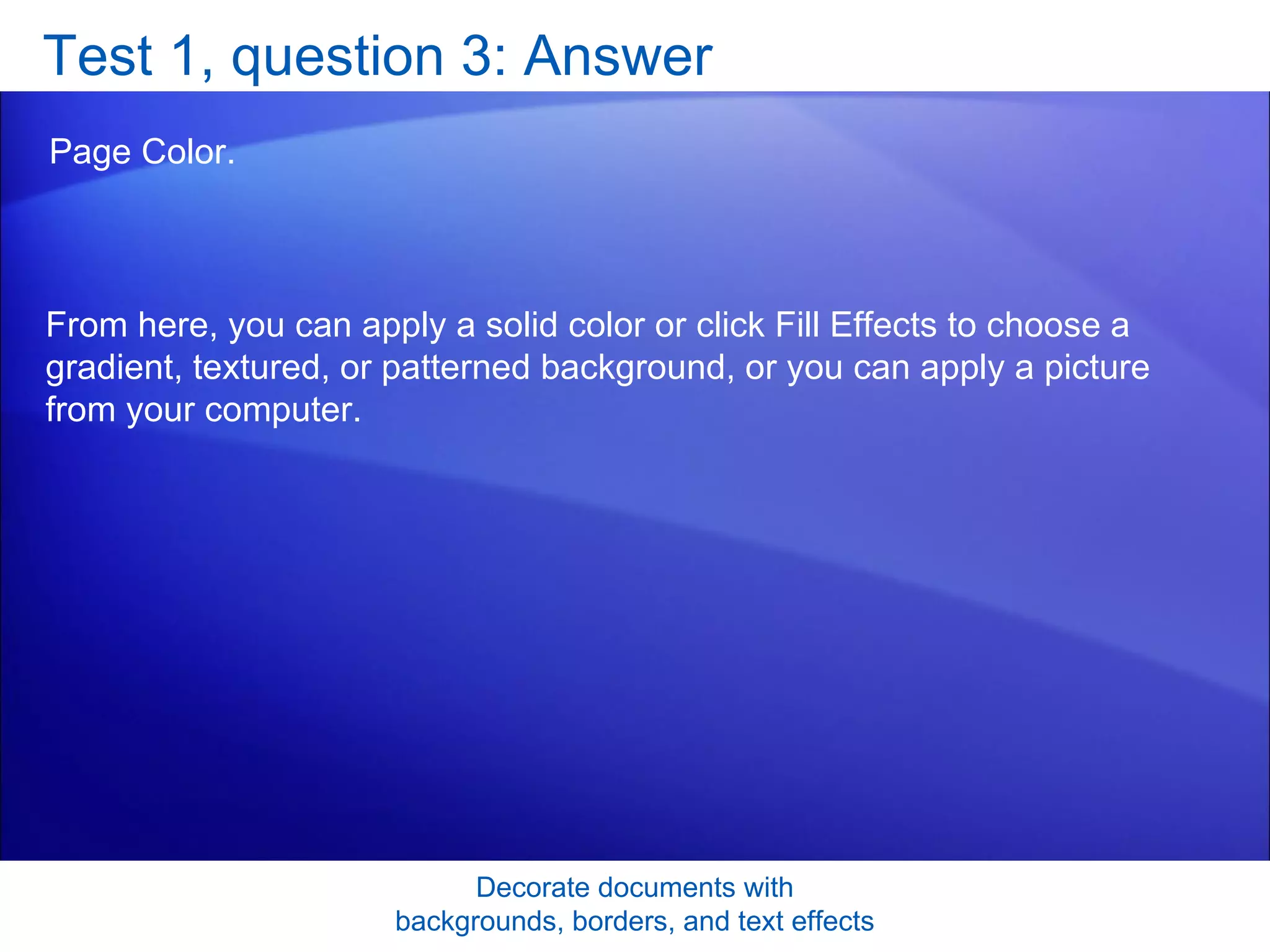 Word 2007-Decorate Documents With Backgrounds, Borders, And Text ...