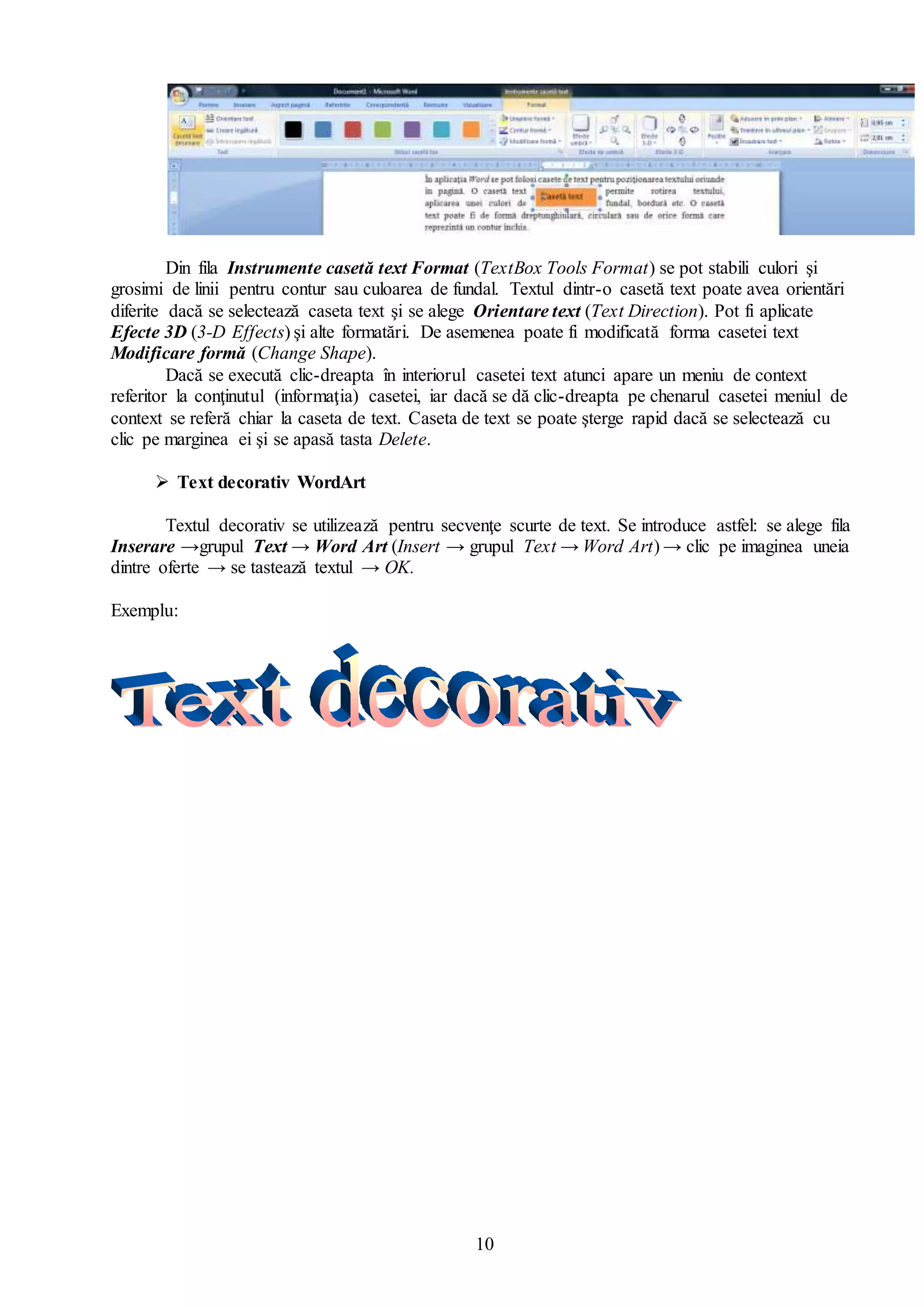 Word 2007 lectii | DOCX