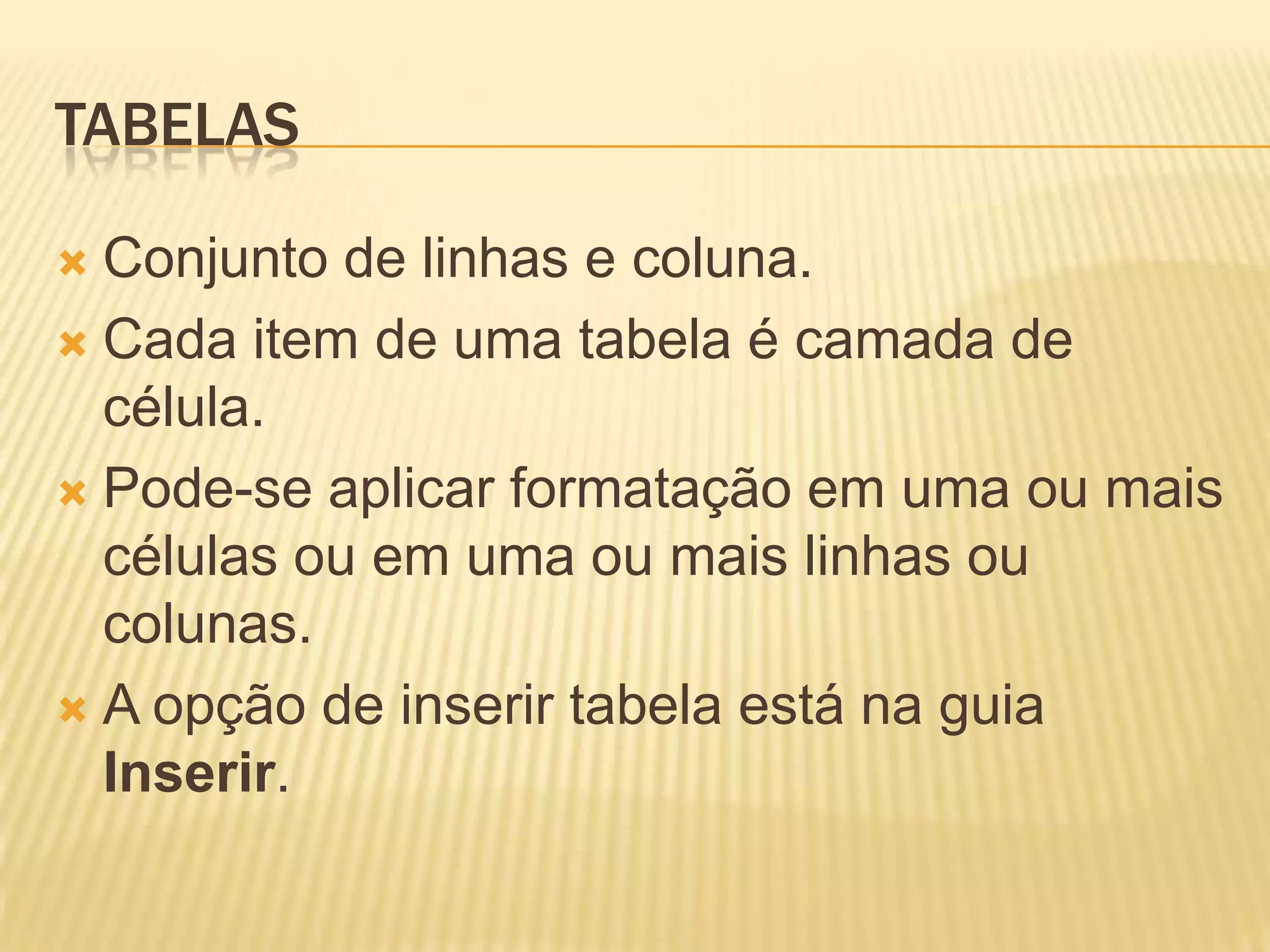 Word 2007 - Tabelas | PPSX