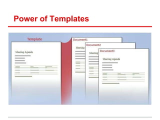 Word 2007 templates | PPTX