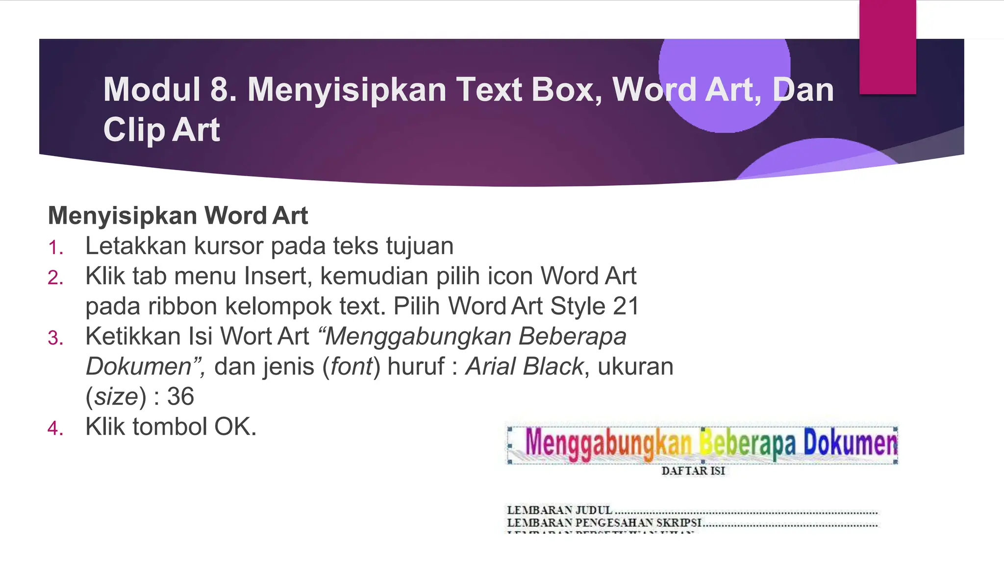Materi Dasar-Dasar word 2010 untuk pelajar dan pemula | PPTX