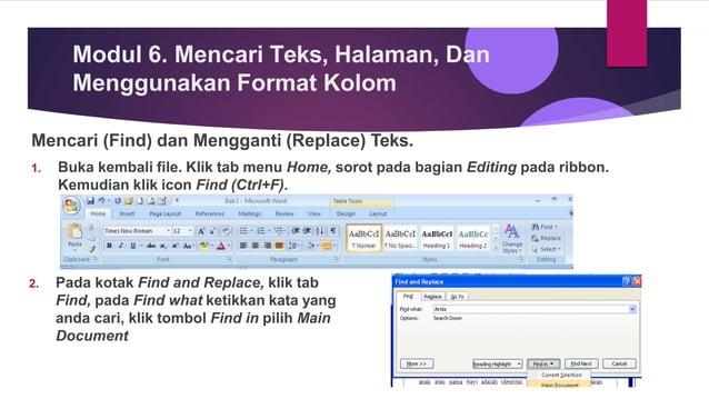 Materi Dasar-Dasar word 2010 untuk pelajar dan pemula | PPTX