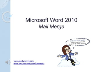Word Mail Merge | PPTX