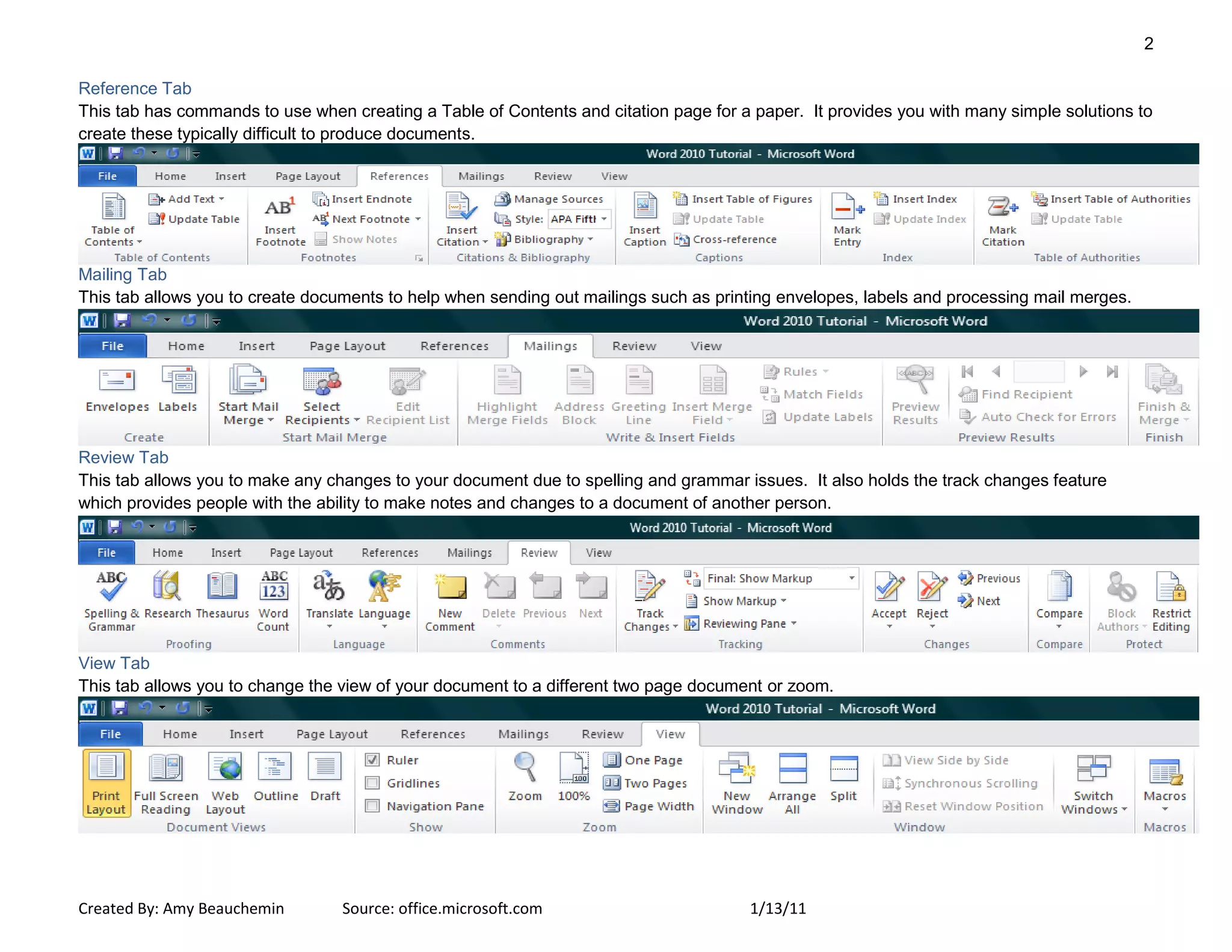 Word 2010 tutorial | PDF | Desktop Publishing | Computer Software and Applications