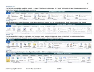 Word 2010 tutorial | PDF