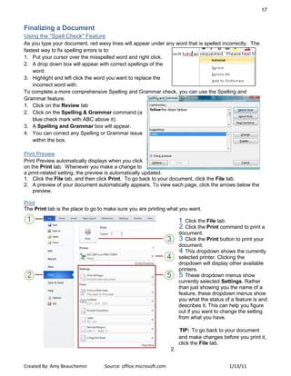 Word 2010 tutorial | PDF