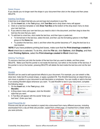 Word 2010 tutorial | PPT
