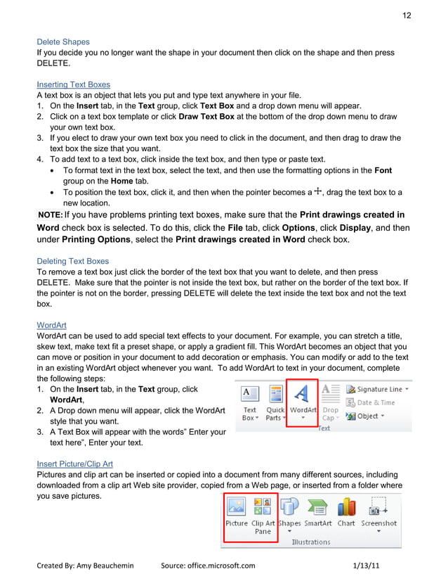 Word 2010 Tutorial Ppt