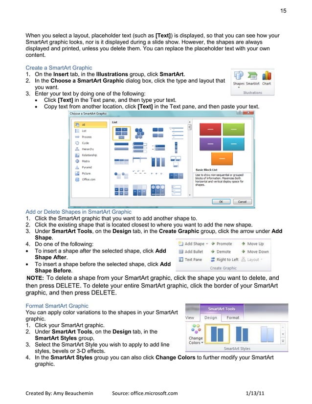 Word 2010 tutorial | PPT
