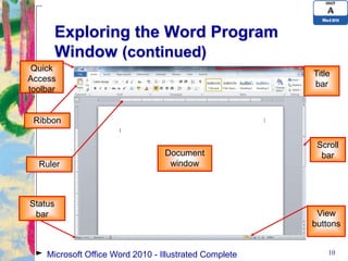 Word 2010 Unit A PPT | PDF