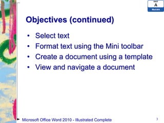 Word 2010 Unit A PPT | PDF
