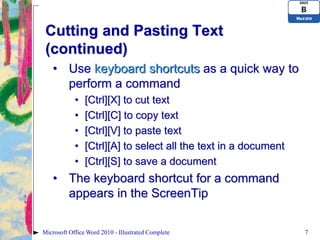 Word 2010 Unit B PPT | PDF