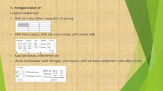 Tutorial Ms Word 2013 | PPTX