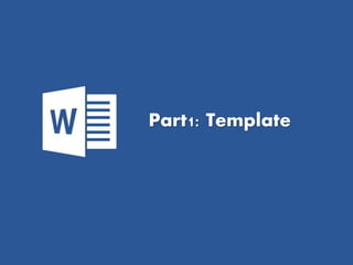 Template & Content Control (Basics) - Microsoft Word 2013 | PDF