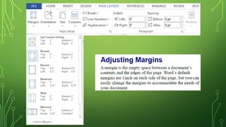 Word 2013 Formatting Page | PPTX