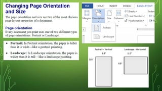 Word 2013 Formatting Page | PPTX