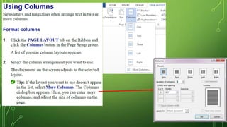 Word 2013 Formatting Page | PPTX