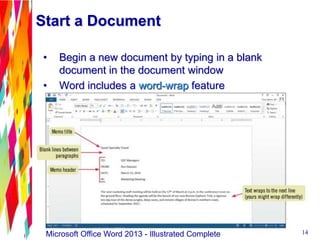 Word 2013 Unit A | PPTX