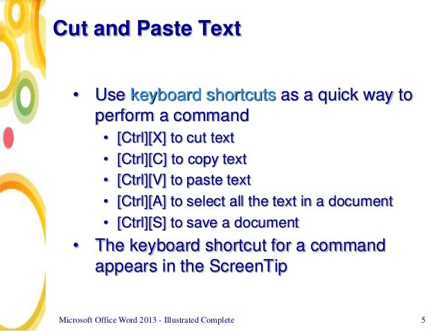 Word 2013 illustrated unit b