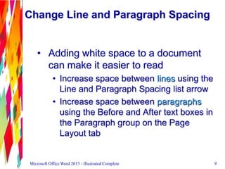 Word 2013 Unit C | PPTX