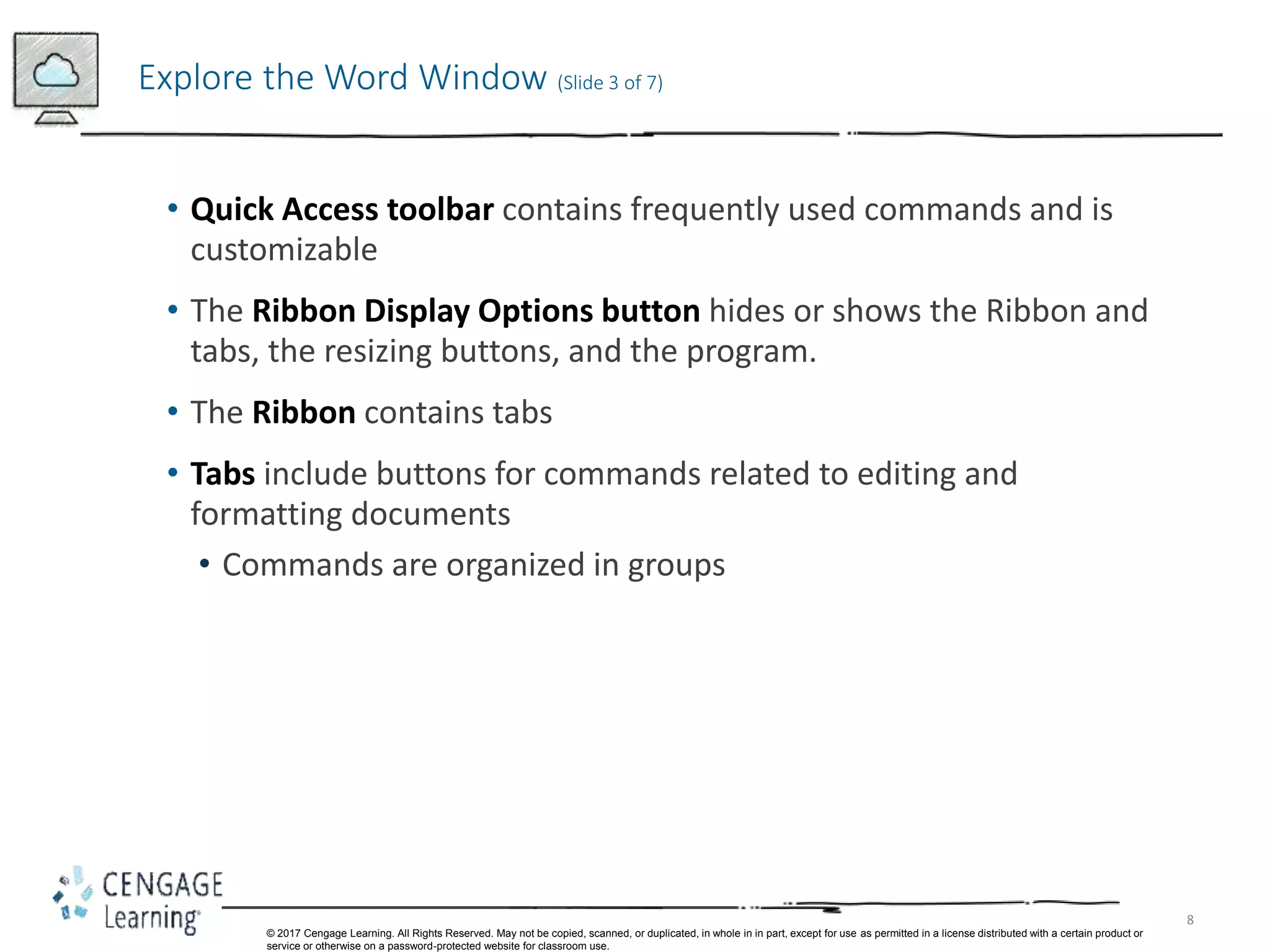 Word 2016 module 1 ppt presentation | PPTX
