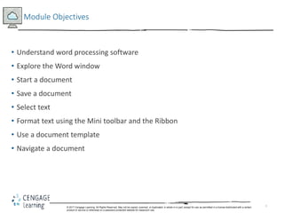 Word 2016 module 1 ppt presentation | PPTX