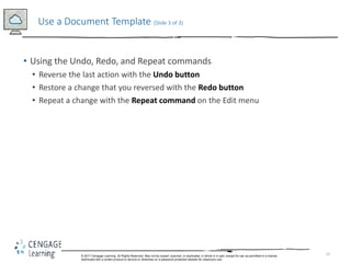 Word 2016 module 1 ppt presentation | PPTX