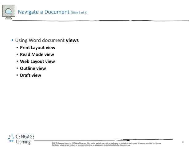 Word 2016 module 1 ppt presentation | PPTX