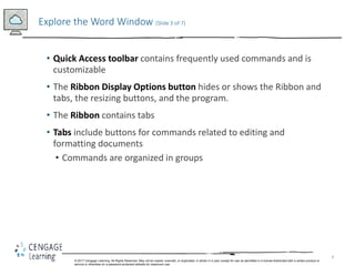 Word 2016 module 1 ppt presentation | PPTX