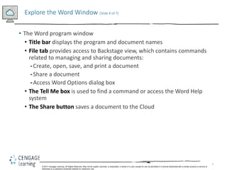Word 2016 module 1 ppt presentation | PPTX