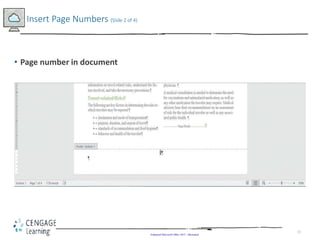 Word 2016 module 4 pp | PPTX