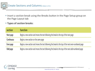 Word 2016 module 4 pp | PPTX