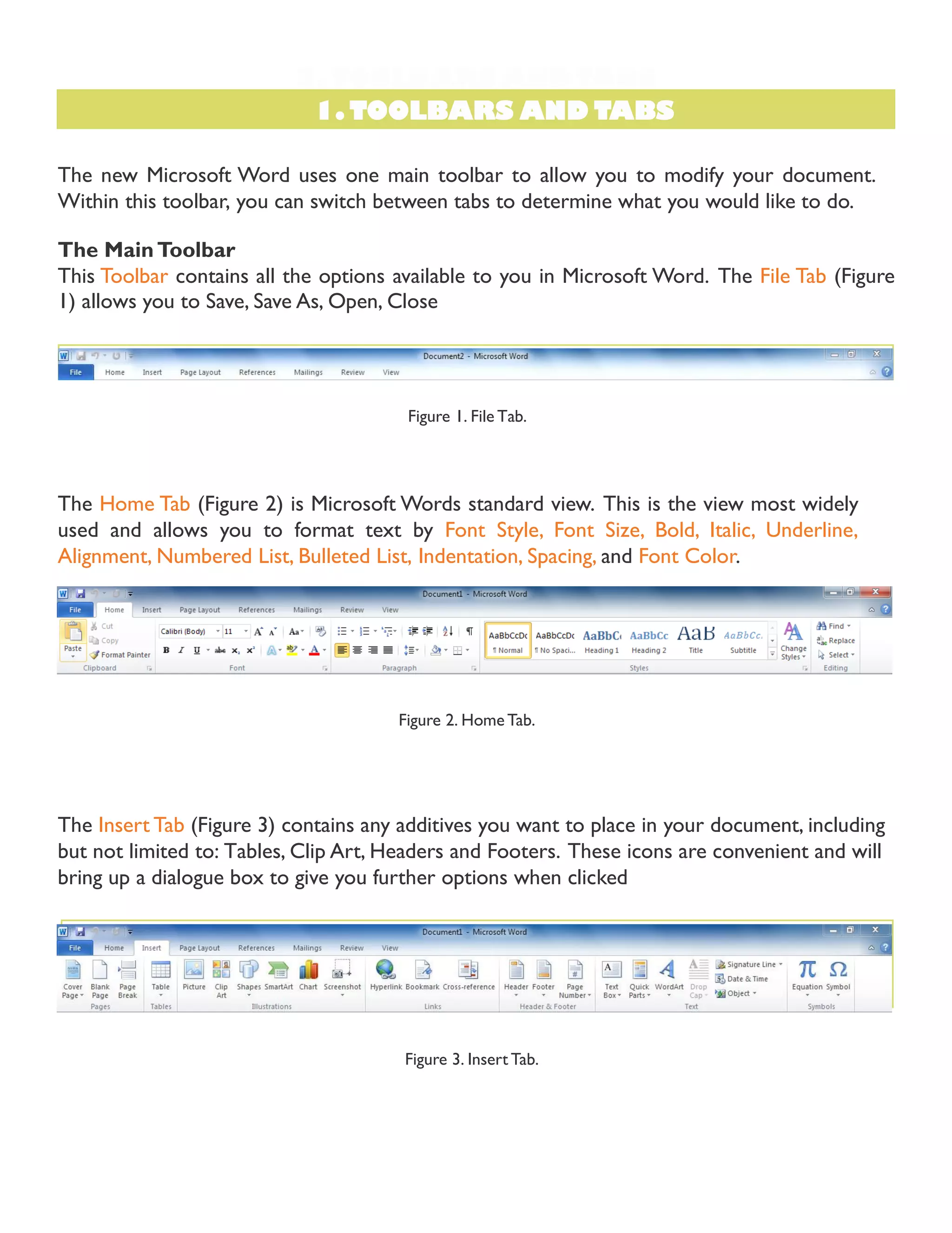 MS Word 2010 tutorial 2 | PDF