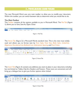 MS Word 2010 tutorial 2 | PDF