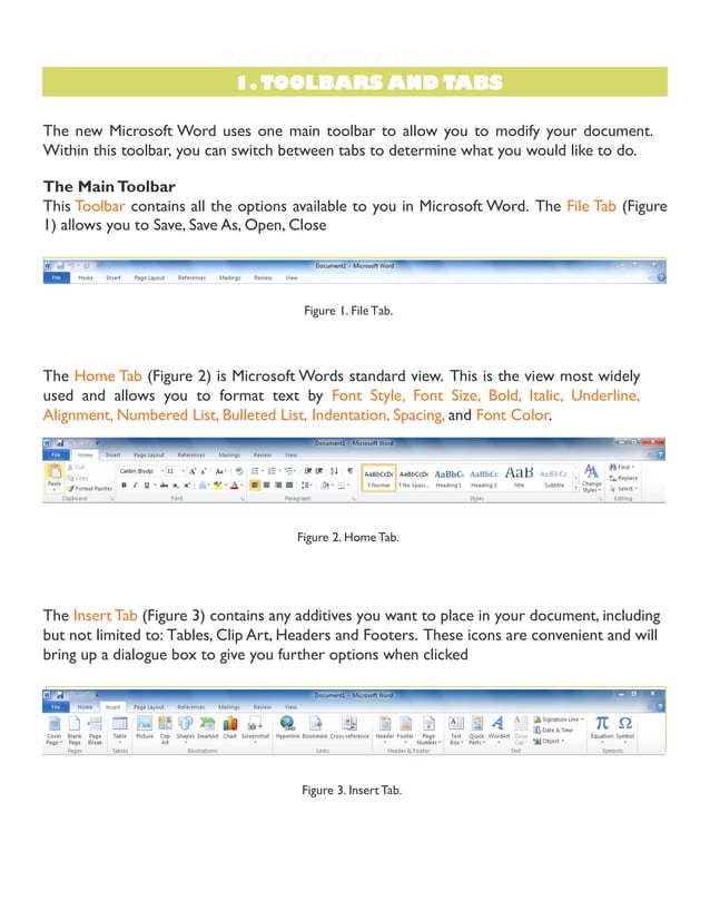 MS Word 2010 tutorial 2 | PDF