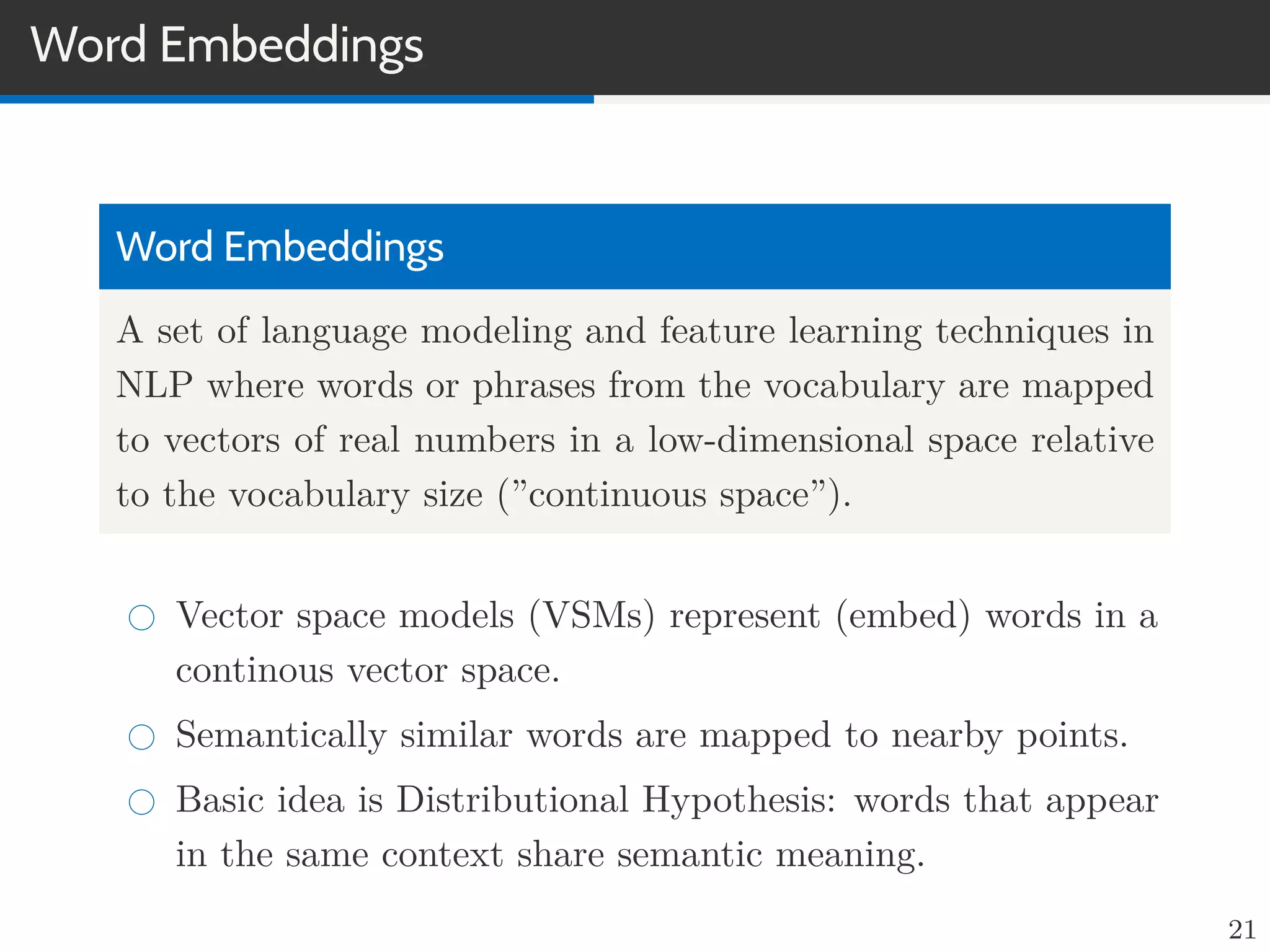 Word2vec: From intuition to practice using gensim | PPT