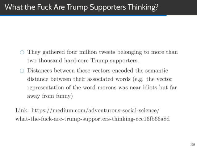 Word2vec: From intuition to practice using gensim | PPT