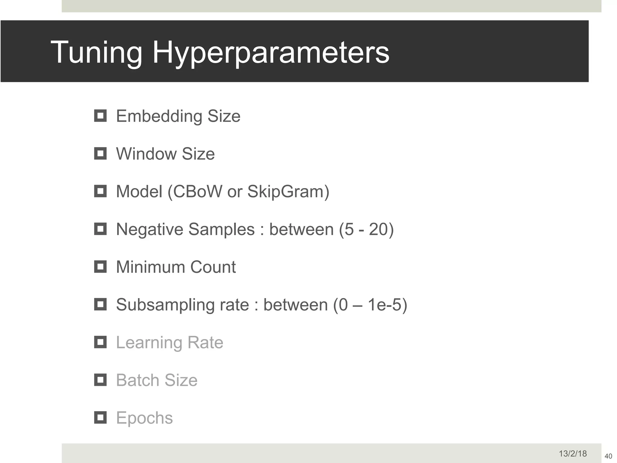 JOSA TechTalks - Word Embedding and Word2Vec Explained | PPTX