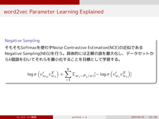 Word2vec alpha | PPT